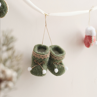 圣诞树装饰挂件圣诞节装饰品手套袜子挂件christmas小配件圣诞球