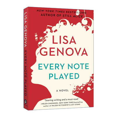 英文原版 Every Note Played 无声的音符 哈佛大学神经学博士Lisa Genova 英文版 进口英语原版书籍
