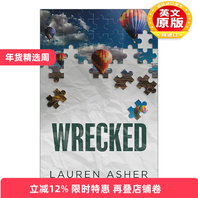 英文原版 Wrecked 污浊空气系列3 毁灭 F1赛车浪漫故事 英文版 进口英语原版书籍