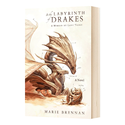 英文原版小说 Lady Trent Memoirs In the Labyrinth of Drakes 特伦特夫人回忆录4 在龙的迷宫里 英文版 进口英语原版书籍