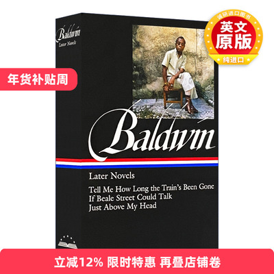 英文原版小说 James Baldwin Later Novels LOA #272 詹姆斯·鲍德温 晚期小说集 精装美国文库 英文版 进口英语原版书籍