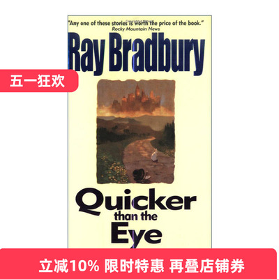 英文原版 Quicker Than the Eye 温柔的谋杀 雷布拉德伯里 英文版 进口英语原版书籍