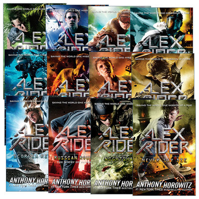 英文原版 Alex Rider 少年007系列12册 儿童侦探推理动作冒险小说 Anthony Horowitz 英文版 进口英语原版书籍