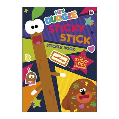 英文原版 Hey Duggee Sticky Stick Sticker Book 嗨道奇 黏黏的木棍 贴纸活动书 英文版 进口英语原版书籍