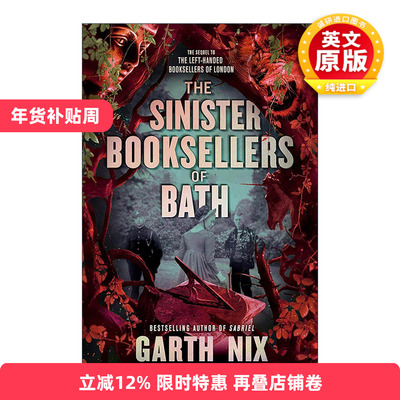 英文原版 The Sinister Booksellers of Bath 巴斯的邪恶书商 青少年奇幻小说 英文版 进口英语原版书籍