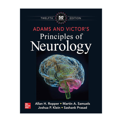 英文原版 Adams and Victor's Principles of Neurology 亚当斯和维克多的神经学原理 精装第12版 英文版 进口英语原版书籍