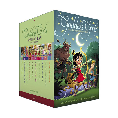 英文原版小说 Goddess Girls Spectacular Collection Boxed Set 女神女孩们 1-10册套装 英文版 进口英语原版书籍