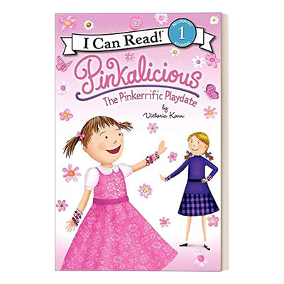 英文原版 Pinkalicious The Pinkerrific Playdate 粉红控 超赞的粉红游玩约定 I Can Read Level 1分级读物 英文版 进口英语书籍