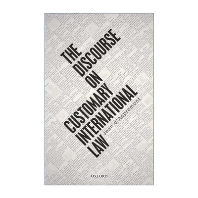 英文原版 The Discourse on Customary International Law 论习惯国际法 英文版 进口英语原版书籍