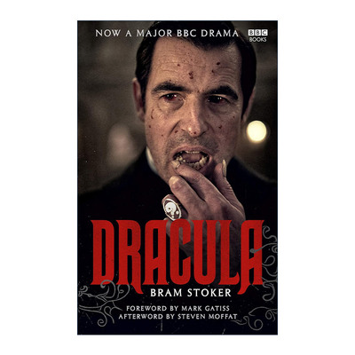 英文原版 Dracula TV Tie-In 吸血鬼德古拉 BBC剧集封面版 马克加蒂斯 史蒂芬莫法特作序与后记 英文版 进口英语原版书籍