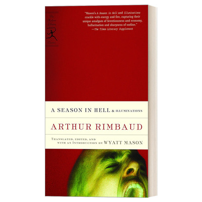 英文原版 A Season in Hell & Illuminations Modern Library Classics 兰波 地狱一季 彩画集 诗歌 Arthur Rimbaud 兰登书屋