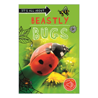 英文原版 It's All About Beastly Bugs 关于 野兽 英文版 进口英语原版书籍