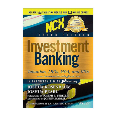 英文原版 Investment Banking 投资银行 估值、杠杆收购、合并与收购 精装第3版 英文版 进口英语原版书籍