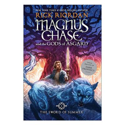 英文原版 Magnus Chase and the Gods of Asgard 01 The Sword of Summer 阿斯嘉末日1 夏日之剑 英文版 进口英语原版书籍