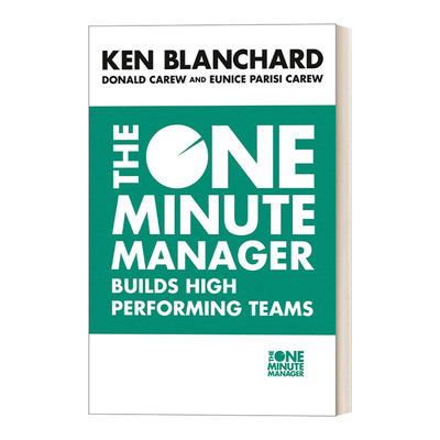 英文原版 The One Minute Manager Builds High Performing Teams 一分钟经理人 打造高效团队 情境领导的四种风格 英文版进口书