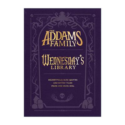 英文原版 The Addams Family Wednesday' s Library 亚当斯一家 周三图书馆 精装儿童小说 英文版 进口英语原版书籍