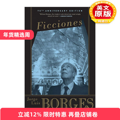 英文原版 Ficciones 虚构集 魔幻现实短篇小说集 Jorge Luis Borges豪·路·博尔赫斯 英文版 进口英语原版书籍