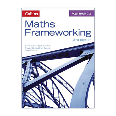 英文原版 Collins Maths Frameworking KS3 Maths Pupil Book 2.2 柯林斯英国初二数学学生用书2 第三版 英文版 进口英语原版书籍