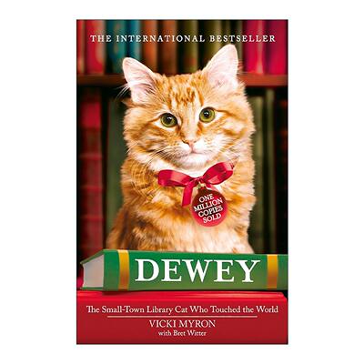英文原版 Dewey 图书馆的小猫杜威 温馨真实故事 英文版 进口英语原版书籍