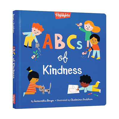 英文原版 ABCs of Kindness 善良的ABC 亮点幼儿及学龄前儿童情绪礼仪认知启蒙精装绘本 英文版 进口英语原版书籍