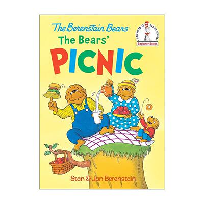 英文原版 The Bears' Picnic 贝贝熊开心父子系列 完美野餐 儿童经典精装绘本 斯坦?博丹 英文版 进口英语原版书籍