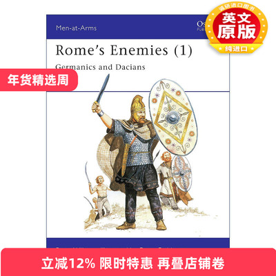 英文原版 Rome's Enemies 1 罗马的敌人们1 日耳曼人和达契亚人 历史上的军队系列 英文版 进口英语原版书籍