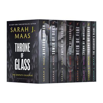 英文原版 Throne of Glass Box Set 玻璃王座8册套装 莎拉J玛斯畅销奇幻小说系列 新版 英文版 进口英语原版书籍