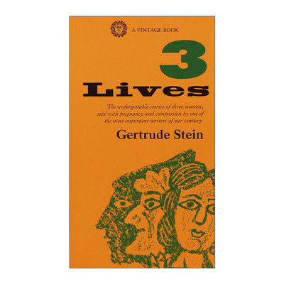 英文原版 3 Lives 三生 三个女人 经典女性小说 Gertrude Stein 英文版 进口英语原版书籍