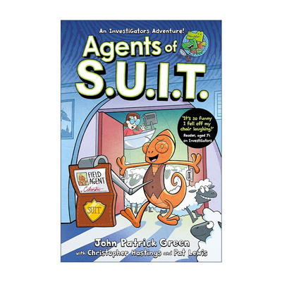 英文原版 InvestiGators Agents of S.U.I.T. 鳄鱼侦查员外传1 儿童全彩爆笑漫画故事书 英文版 进口英语原版书籍
