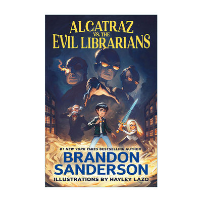 英文原版 Alcatraz vs. the Evil Librarians 阿尔卡特拉兹与黑暗眼镜侠 飓光志作者 英文版 进口英语原版书籍