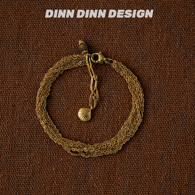 DINN DINN DESIGN多层金属链条手链度假风精致简约百搭轻奢个性