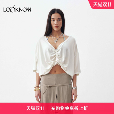 medium well X LOOKNOW设计师品牌26春夏新品打扭宽松短袖