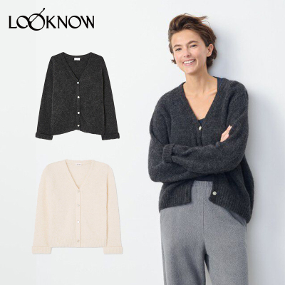 AMERICAN VINTAGE设计师品牌LOOKNOW新款长袖v领开衫