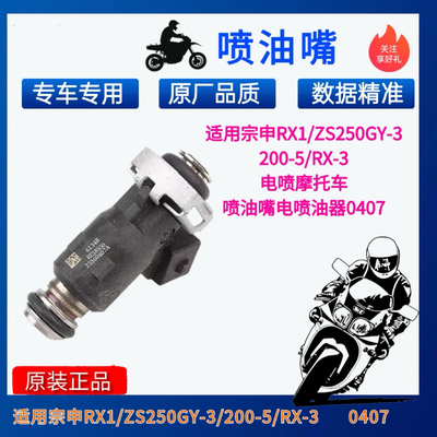 宗申赛科龙RX1 RC3 RZ3S R250 ZS250ZS400 RX3 RX500摩托车喷油嘴