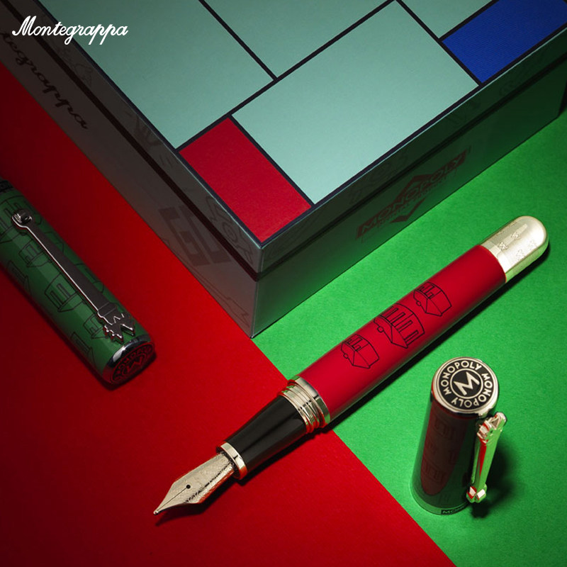 Montegrappa/万特佳意大利原装进口高档钢笔男士女士高档礼盒商务送礼墨水笔大富翁玩家珍藏系列钢笔