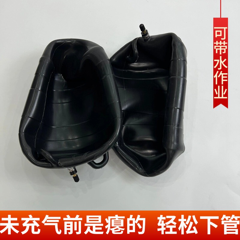 200mm市政管道试水气囊300堵水皮球排水管道阻流塞400橡胶充气皮