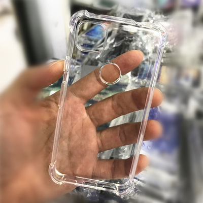 速谭简约保护套适用Google谷歌4G手机壳软胶气囊防摔pixel4A-5G加厚保护套XL男透明 软硅胶 全包