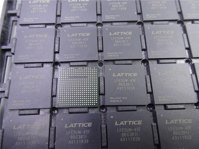 LFE5UM-45F-8BG381I〖IC FPGA 203 I/O 381CABGA〗全新