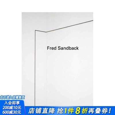 【预售】弗雷德·桑德贝克：穿梭空间 Fred Sandback: Threading Space 原版英文艺术画册画集 正版进口书