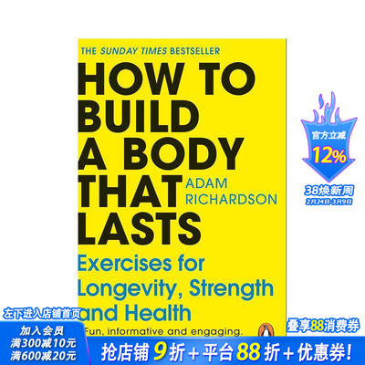 【预售】打造持久体魄：长寿、力量与健康训练 How To Build a Body That Lasts 原版英文生活综合 正版进口书