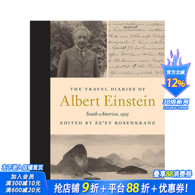 【预售】阿尔伯特·爱因斯坦的南美游记 The Travel Diaries of Albert Einstein: South America， 1925 英文人文历史进口书