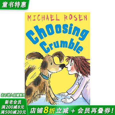 【预售】【罗森与罗斯】挑选克拉姆宝 【Rosen and Ross】Choosing Crumble 英文儿童桥梁章节故事 英语拓展阅读进口书