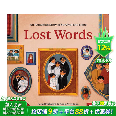 【现货】失落之语：亚美尼亚人的生存与希望 Lost Words: An Armenian Story of Survival and Hope 英文儿童科普绘本进口书
