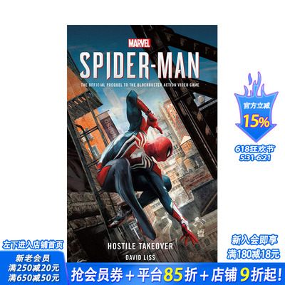 【预售】英文原版小说 神奇蜘蛛侠：敌意收购 游戏官方前传 Marvel SPIDER-MAN: Hostile Takeover 正版进口书籍 善优图书