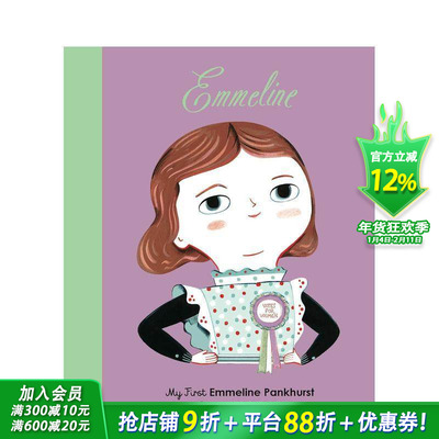 【现货】【小人物大梦想】艾米琳·潘克斯特 英文原版儿童绘本Emmeline Pankhurst【善优童书】