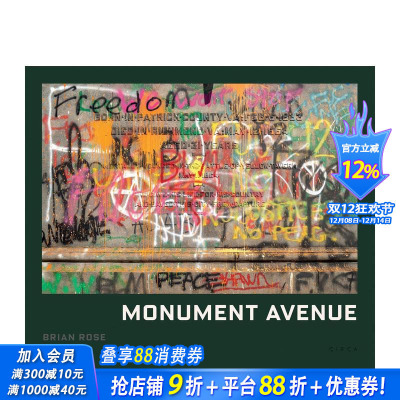 【预售】纪念碑大道 Monument Avenue 原版英文摄影作品集人文景观 正版进口书