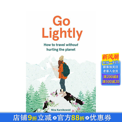 【现货】英文原版 轻装出行 Go Lightly 英文旅行 正版进口书籍