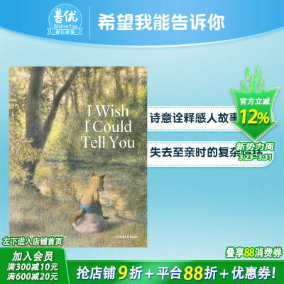 【现货】英文原版 【日本绘本大师Okada Chiaki】希望我能告诉你 I Wish I Could Tell You 艺术插画绘本 儿童英语进口图书