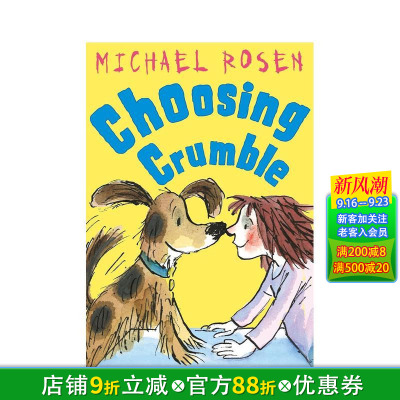 【现货】【罗森与罗斯】挑选克拉姆宝 【Rosen and Ross】Choosing Crumble 英文儿童桥梁章节故事 英语拓展阅读进口书