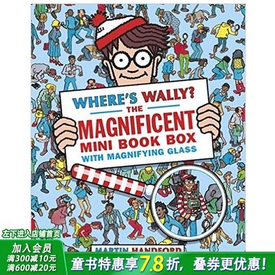 【现货】威利在哪里？华丽迷你套装Where’s Wally? The Magnificent Mini Book Box 英文儿童游戏读物适合6-12岁【善优童书】